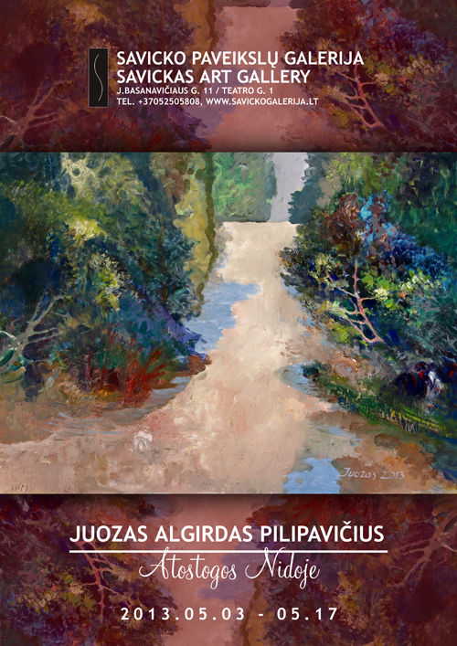 Vilniuje atidaroma J. A. Pilipavičiaus tapybos darbų paroda „Atostogos ...
